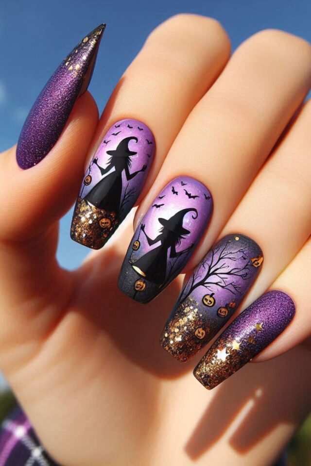 51 Witch Nail Ideas That Will Make You the Envy of the Coven!